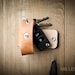 Leather Key Pocket, Leather Key Holder, Key Holder Keychain, Key ...