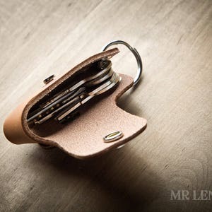 Leather Key Pocket, Leather Key Holder, Key Holder Keychain, Key ...