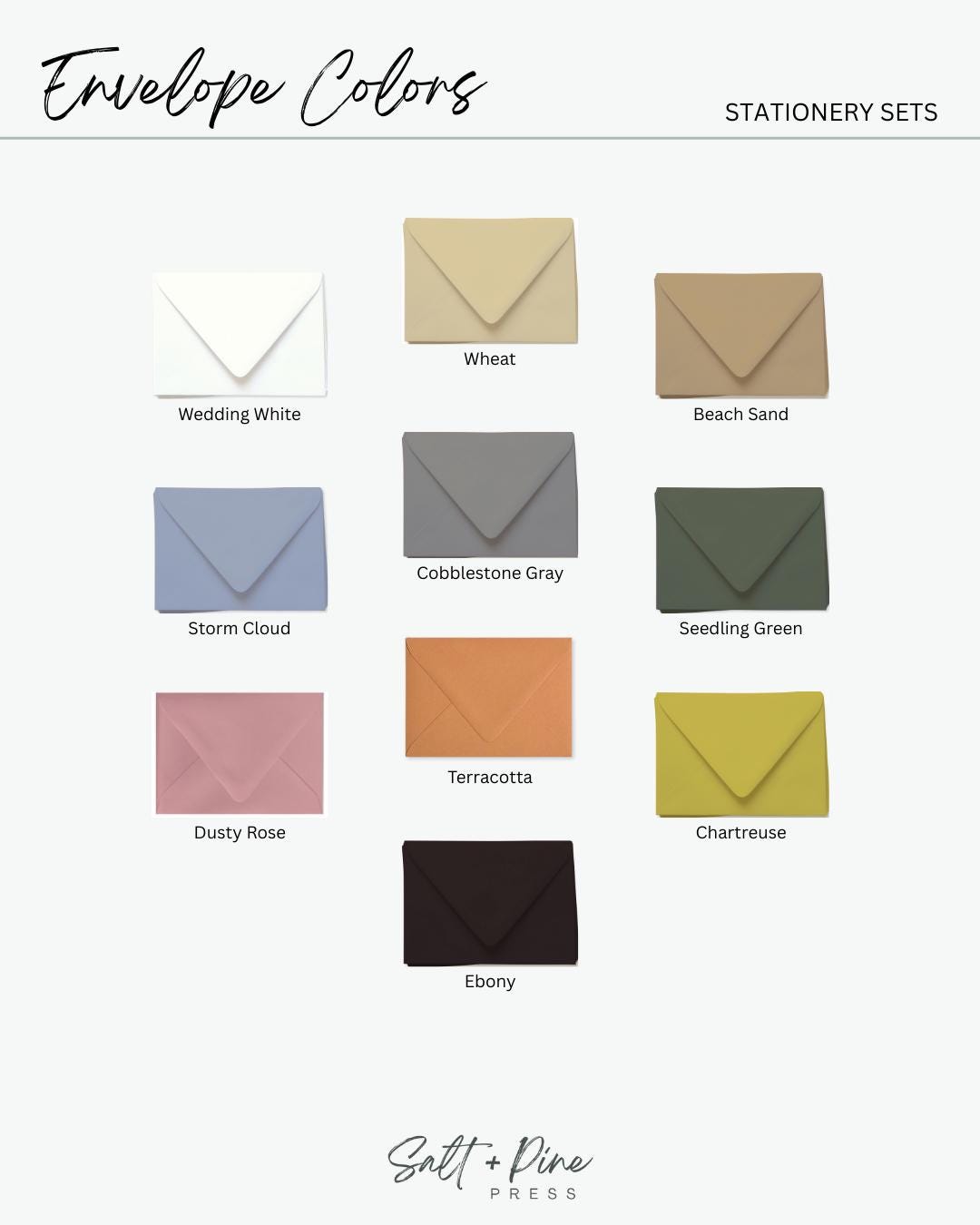 Personalized Stationery Set With Envelopes - Etsy