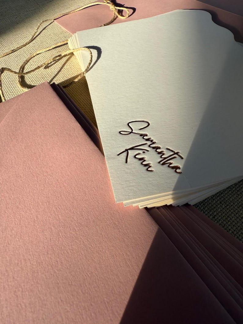Personalized Stationery Set With Envelopes - Etsy