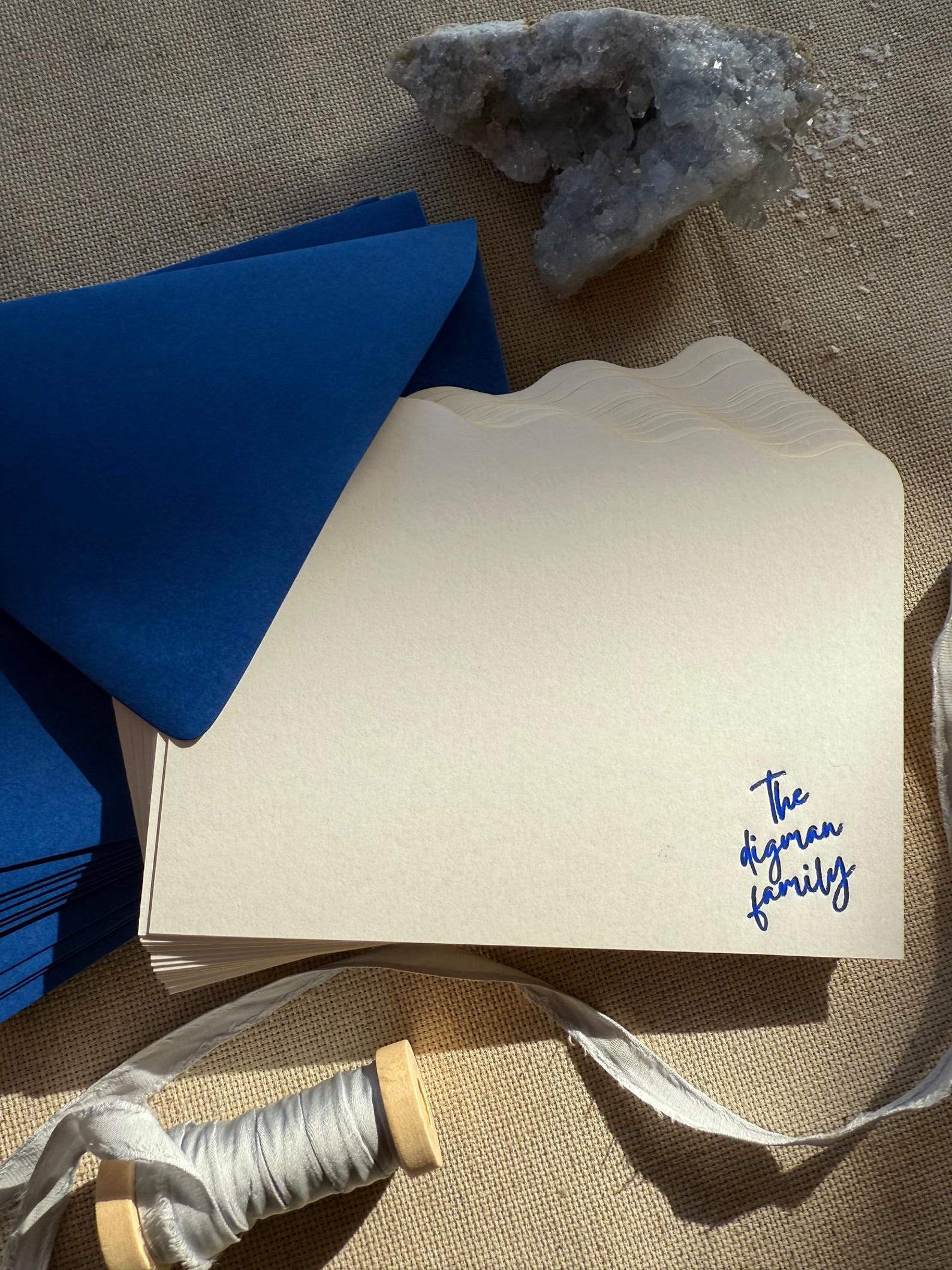 Personalized Stationery Set With Envelopes - Etsy