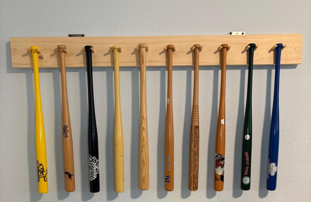 Handmade Mini Baseball Bat Display Holder - Etsy