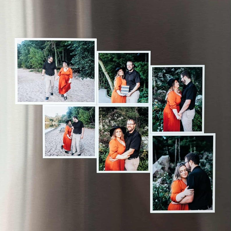 Custom Photo Flexible Magnets: Personalized Fridge Gift - Etsy