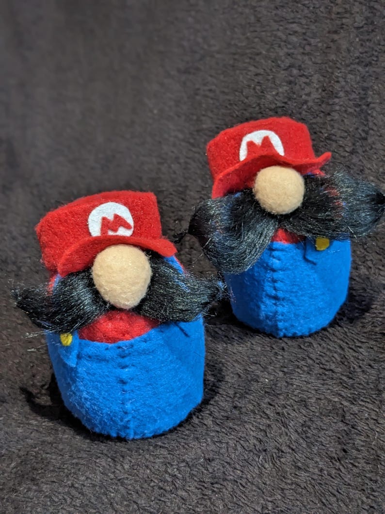 Handmade Super Mario Gnome - Etsy
