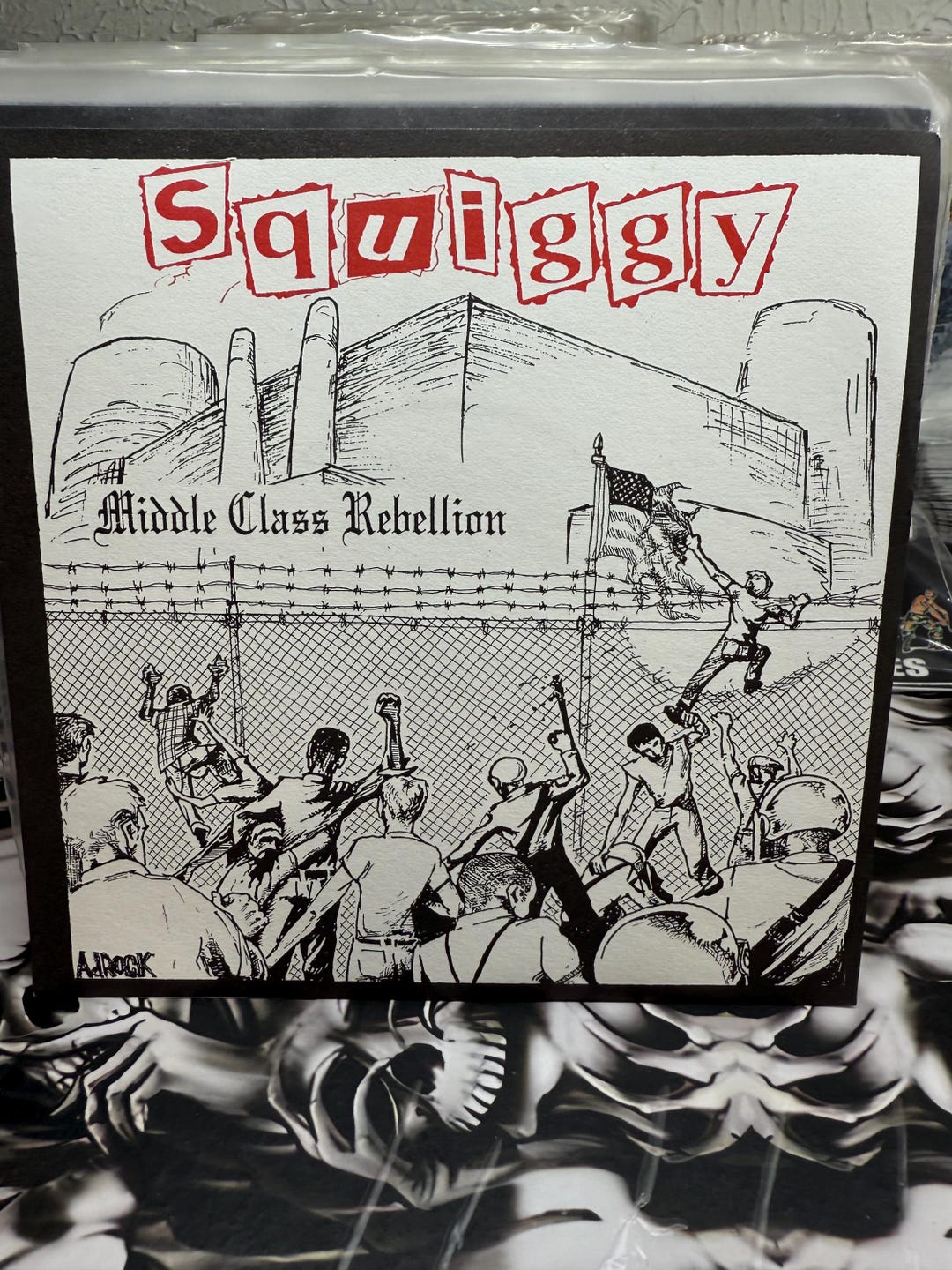 Squiggy - Middle Class Rebellion White Wax 7" Vinyl, 1st Press - Etsy