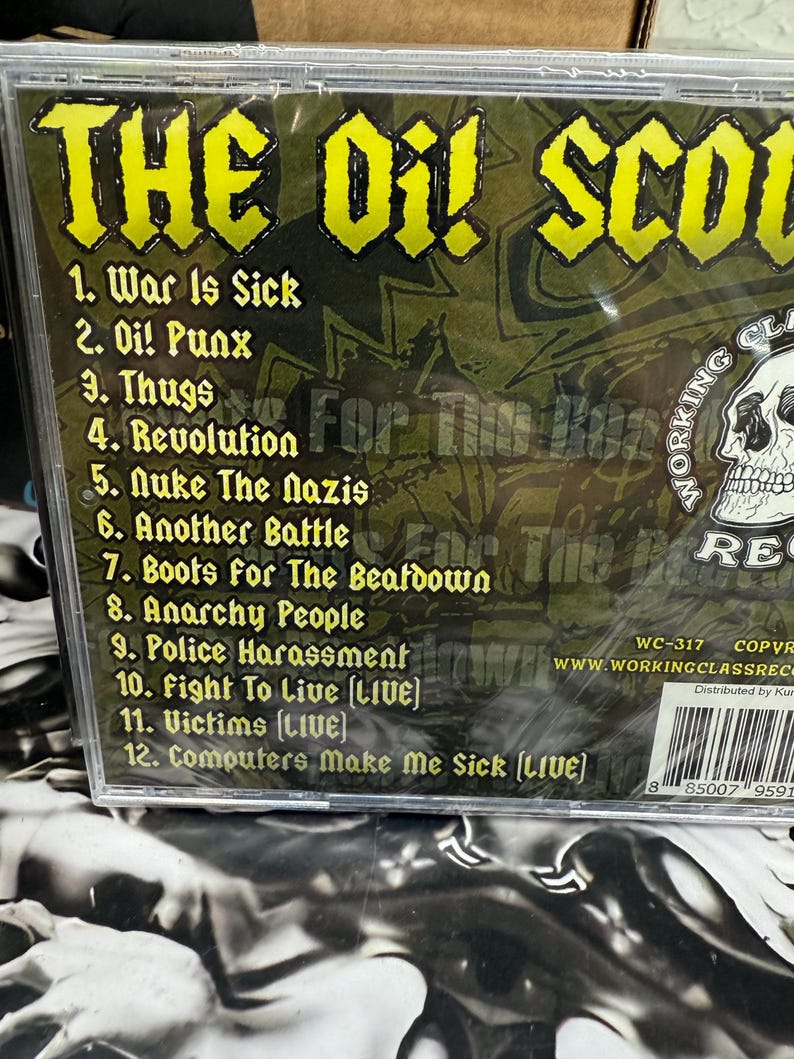 New - the Oi! SCOUTS Boots for the Beatdown CD Working Class Records ...