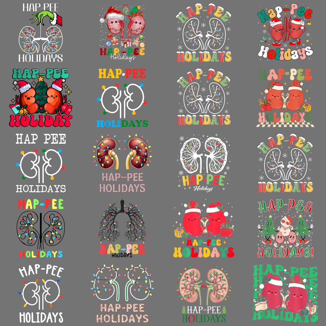 Hap Pee Holidays PNG – Funny Pee Joke Christmas Holiday Humor Clipart ...