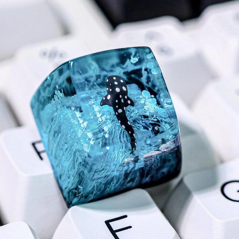 Keycap Resin Shark - Etsy