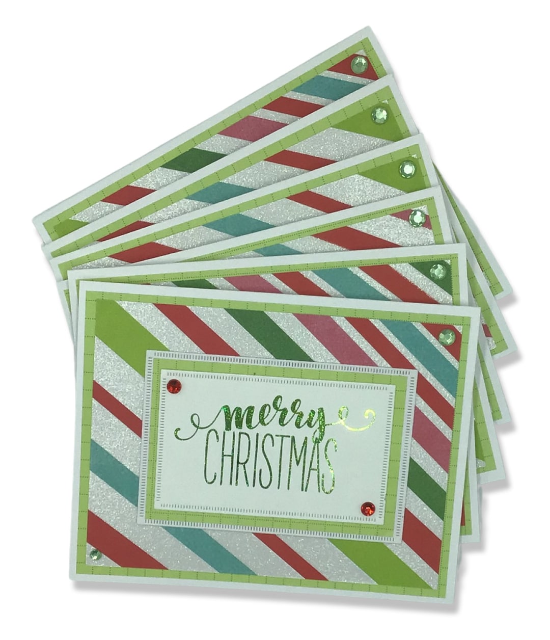 Christmas Card Set, Blank Card Set, Christmas Cards, Set of 6 Holiday ...