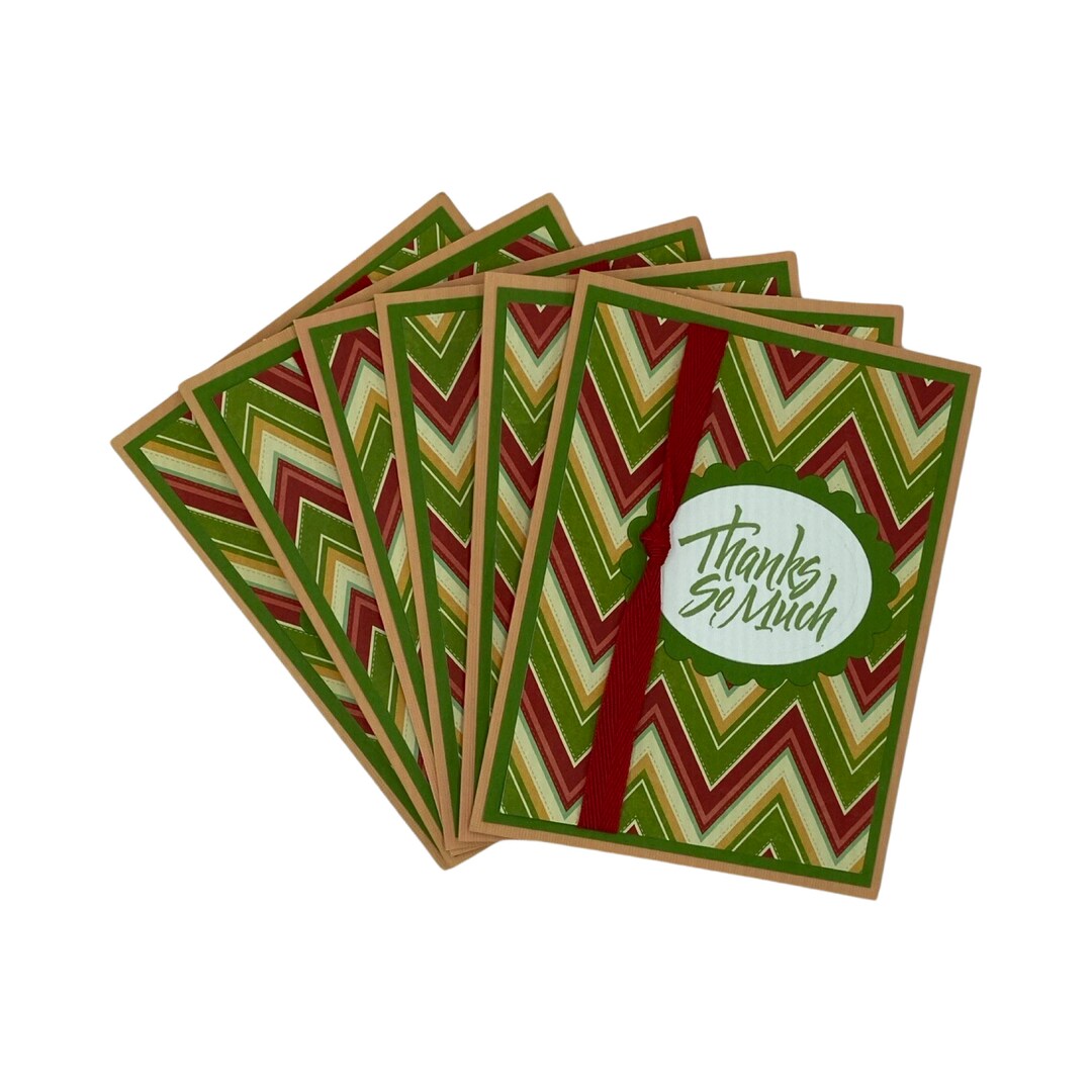 Thank You Cards, Christmas Thank You Card Set, Stationery Set ...