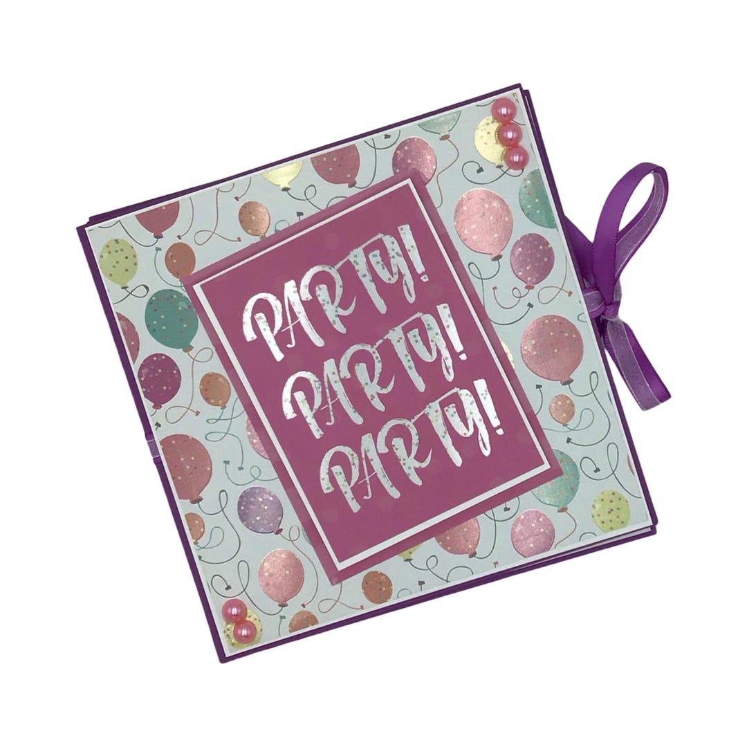 Handmade Trifold Birthday Card Folio: Gift Card & Photo Album - Etsy