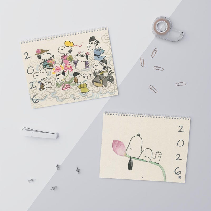 2026 Snoopy Calendar - Etsy