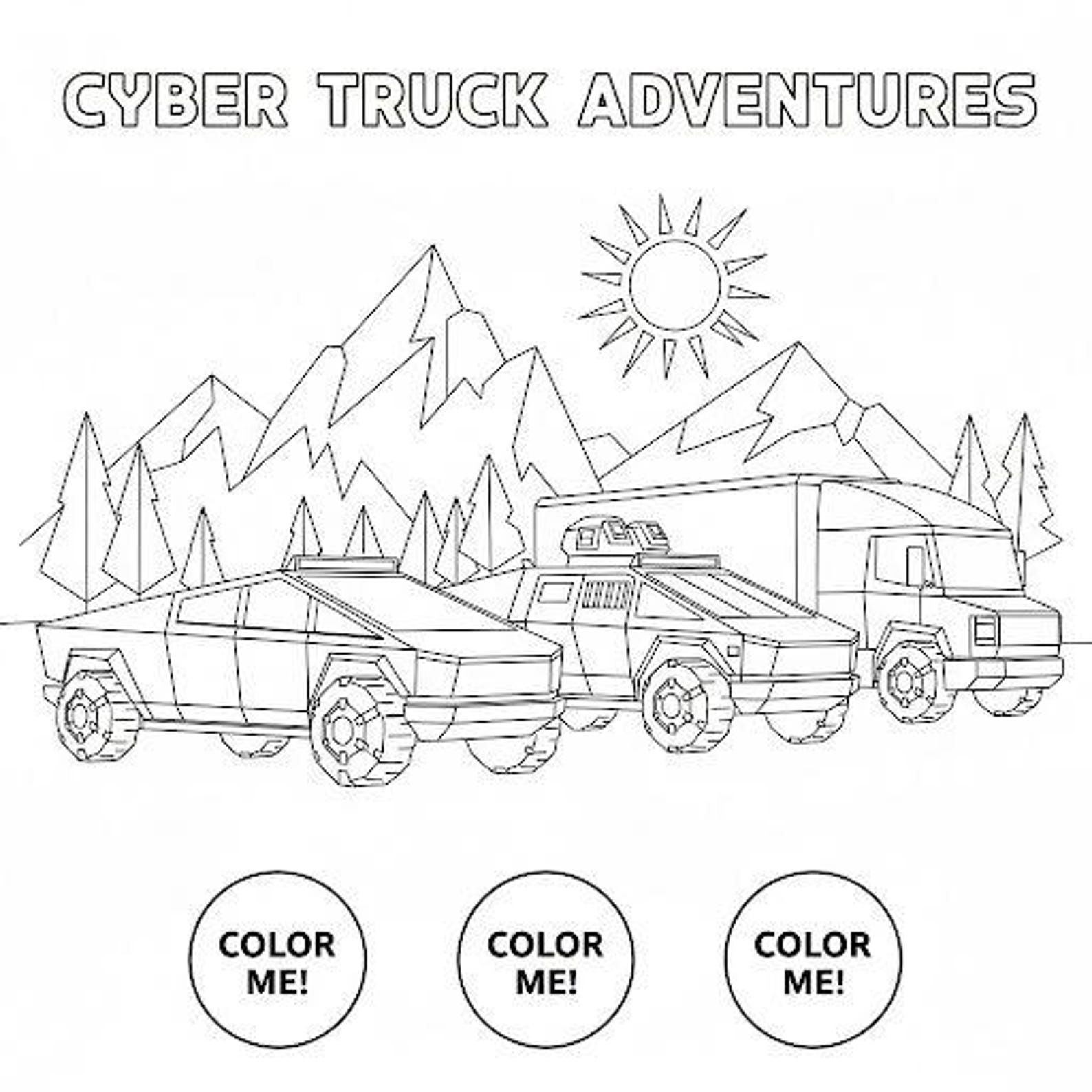50 Car, Buses, and Trucks Coloring Pages - Etsy
