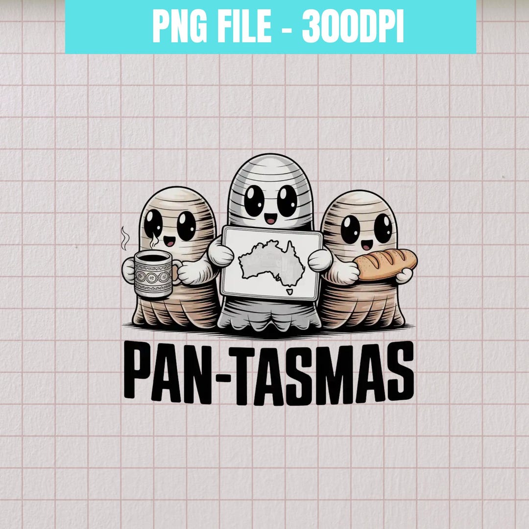Pan-tasmas Halloween PNG, Funny Kawaii Ghost Illustration, Cute Ghosts ...