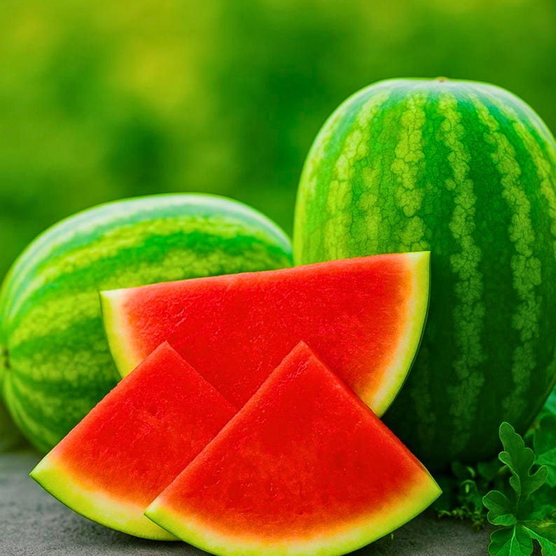 50 Secretariat Seedless Watermelon Seeds – Hybrid Sweet Red Flesh Melon ...