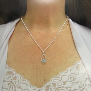 Sterling Silver Unique Pendant, Has 18" Sterling Silver Chain, Handmade ...