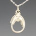 Sterling Silver Letter "o" Pendant or Charm, Handmade One of a Kind ...