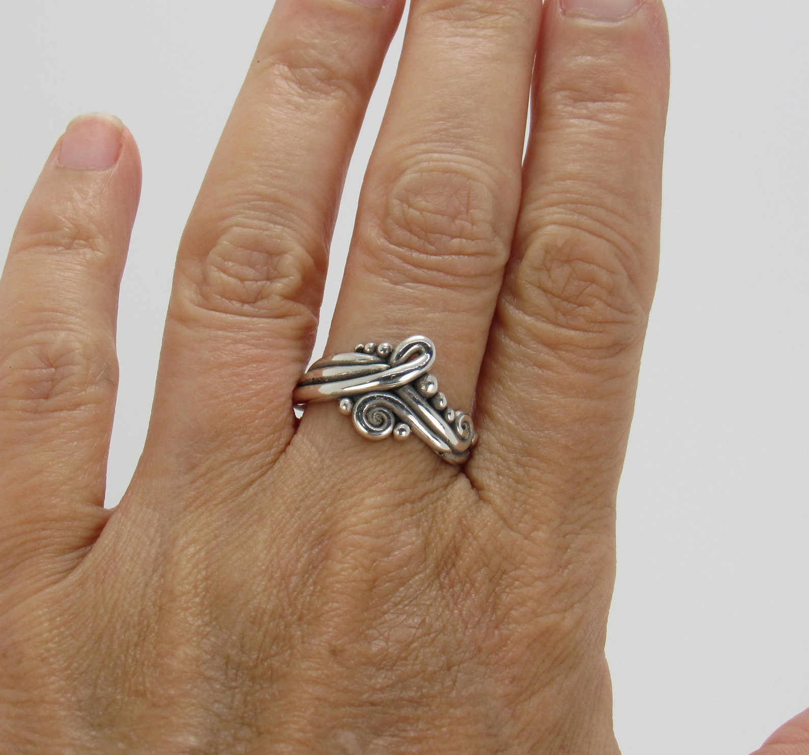 Sterling Silver Handmade One of a Kind Artisan Ring Made in - Etsy