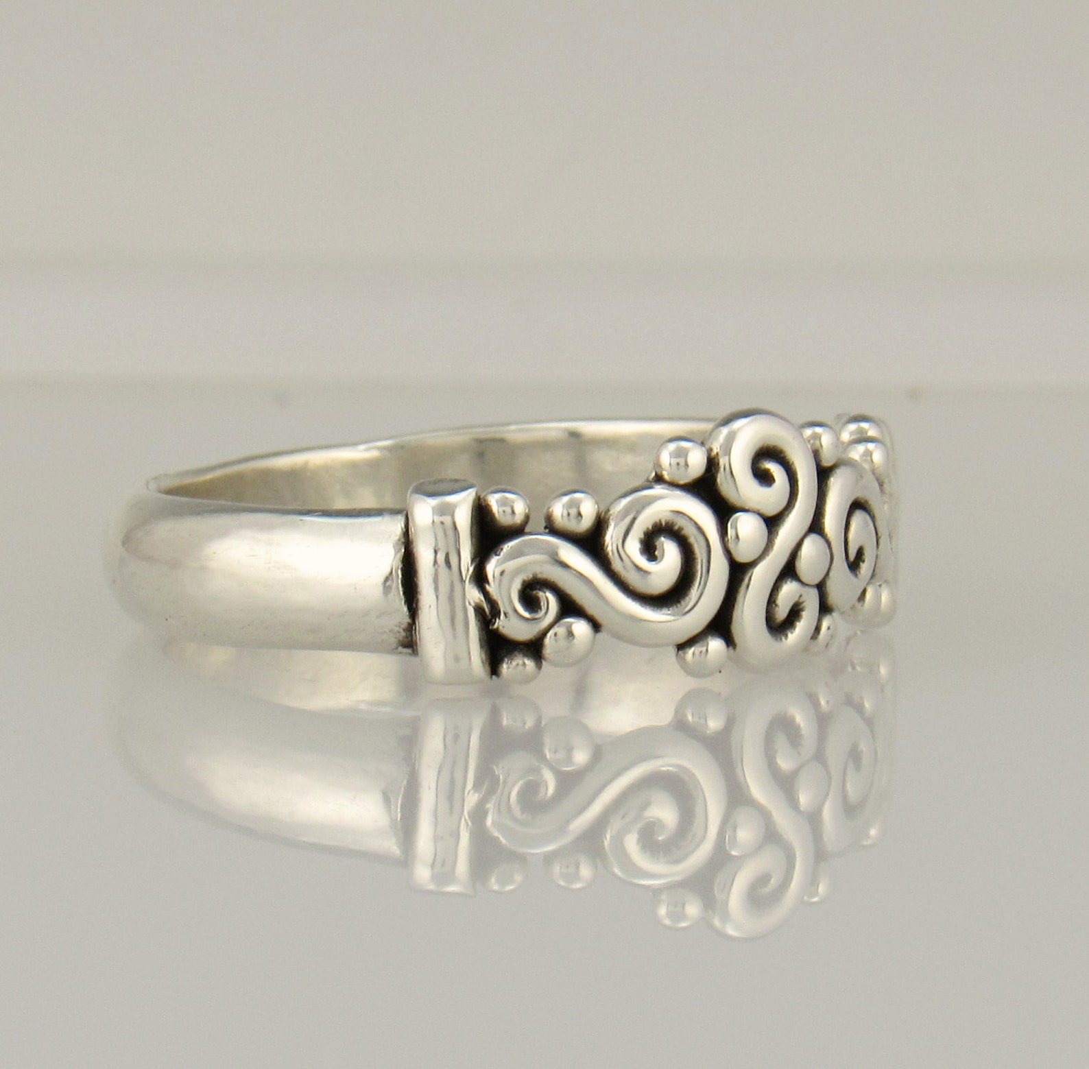 Sterling Silver Wedding Band Handmade One of a Kind Artisan - Etsy
