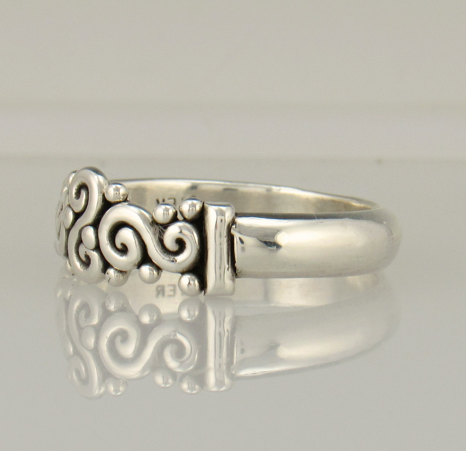 Sterling Silver Wedding Band Handmade One of a Kind Artisan - Etsy