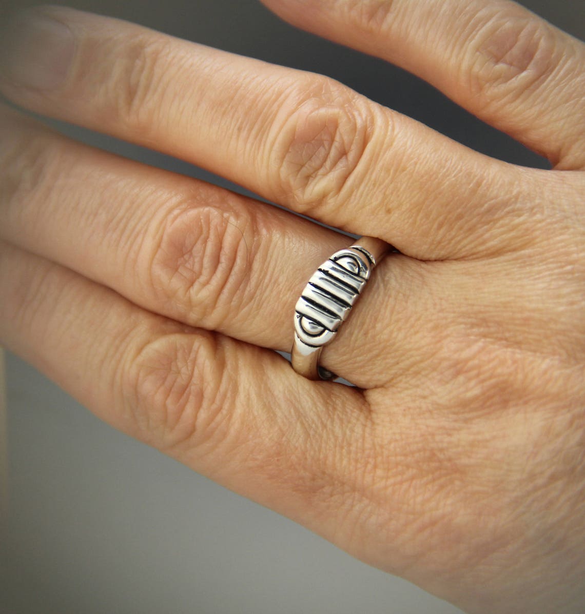 Sterling Silver Men's Band Handmade One of a Kind Artisan | Etsy