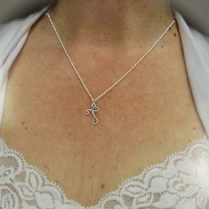 Sterling Silver Letter "t" Pendant or Charm, Handmade One of a Kind ...