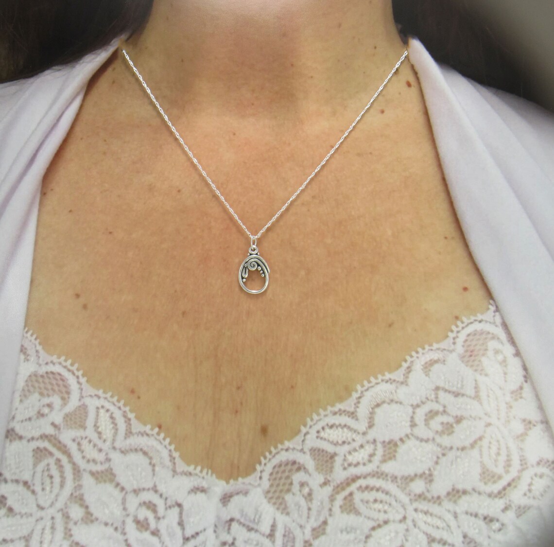 Sterling Silver Letter o Pendant or Charm - Etsy