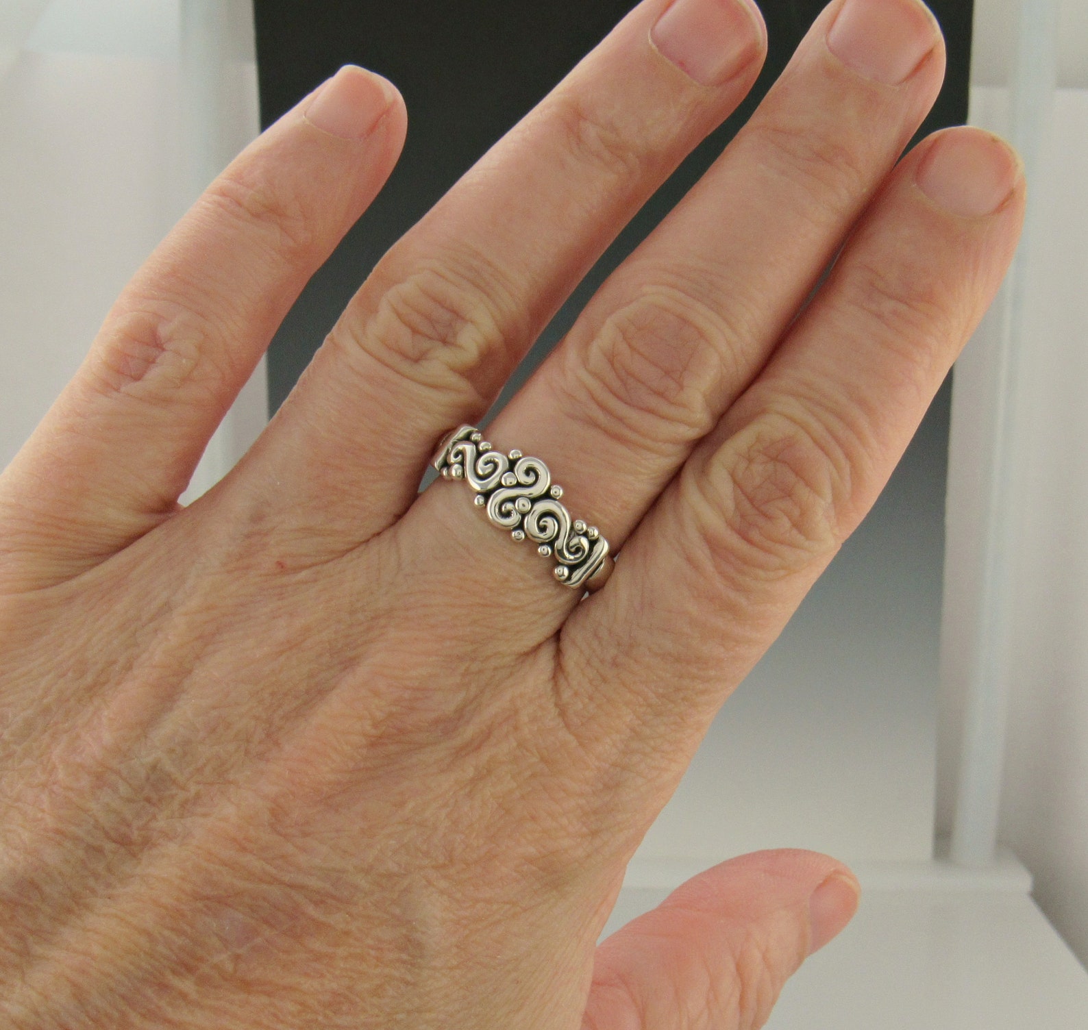 Sterling Silver Wedding Band Handmade One of a Kind Artisan - Etsy