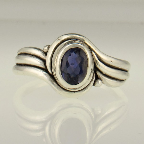 Iolite Ring - Etsy
