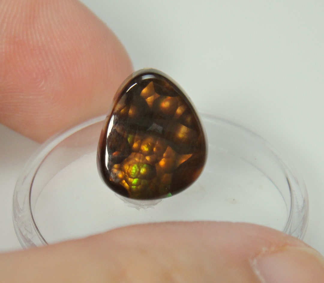 Loose Fire Agate Gemstone With Great Fire, Great Ring Stone. Size is ...