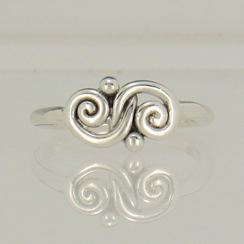 Cast Silver Ring - Etsy