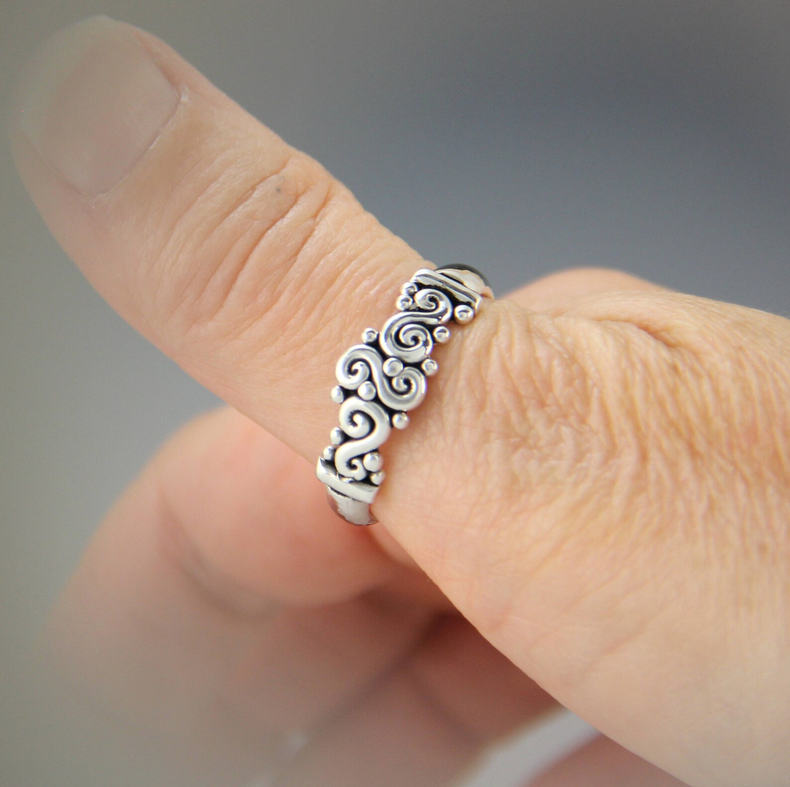 Sterling Silver Wedding Band Handmade One of a Kind Artisan - Etsy