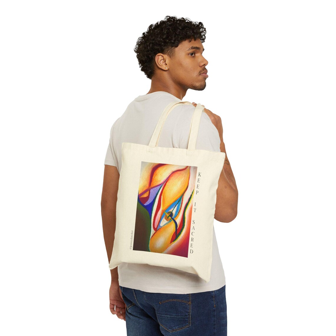 Cotton Canvas Tote Bag - Etsy