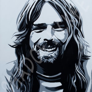 Richard Wright of Pink Floyd Pop Portrait Art Print Poster of | Etsy