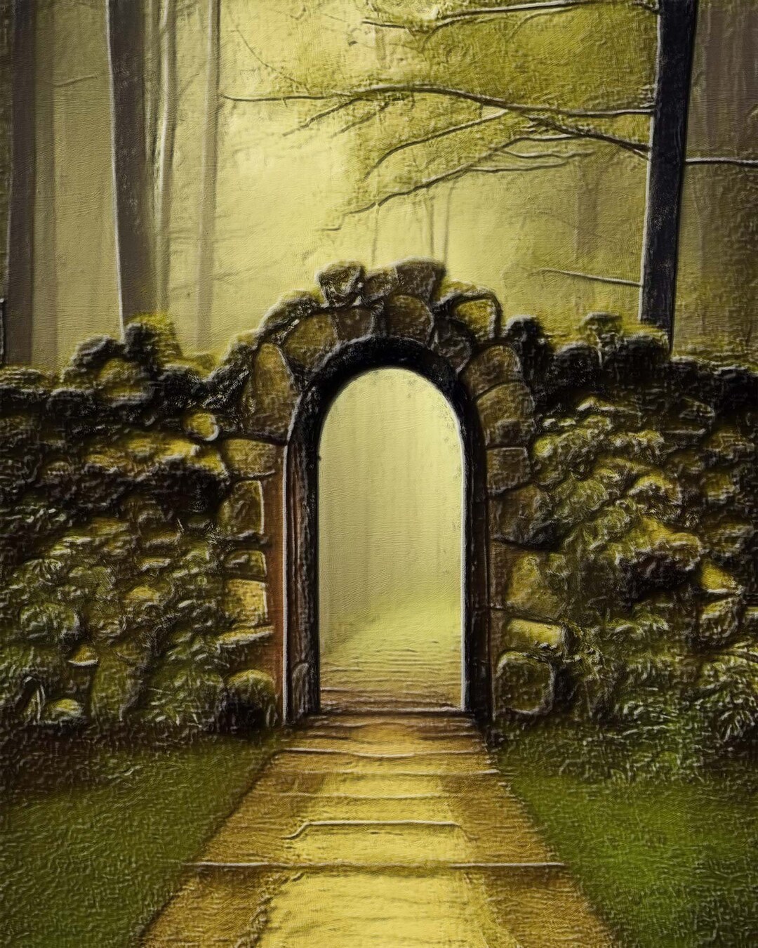 Forest Gate Series 1, Printable Wall Art, Serenity & Nature's Wisdom in ...