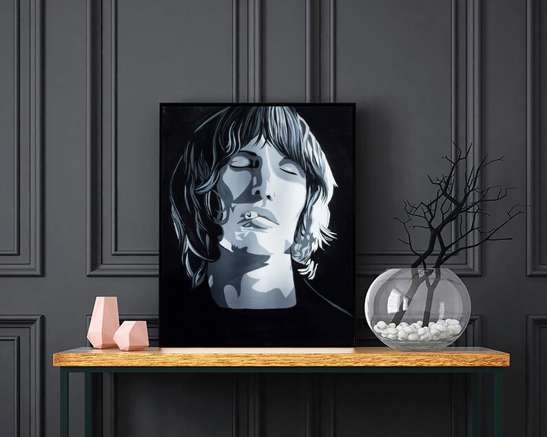 Roger Waters of Pink Floyd Pop Portrait Art Print Poster of - Etsy