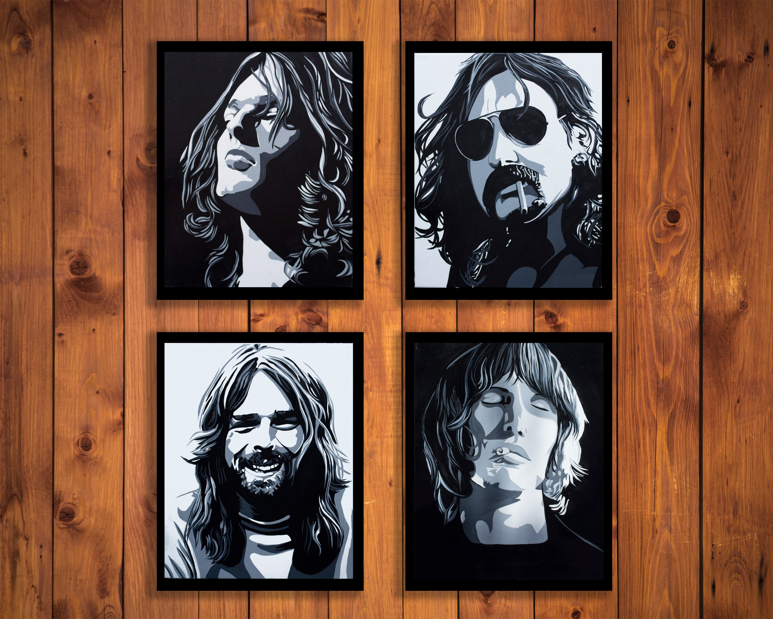 Roger Waters of Pink Floyd Pop Portrait Art Print Poster of - Etsy