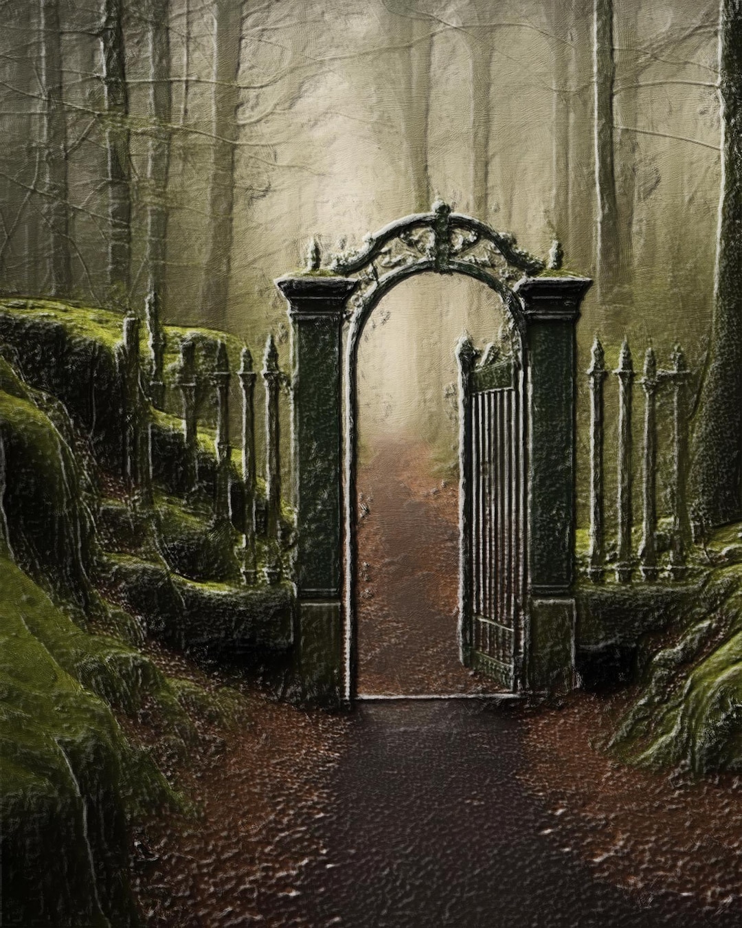 Forest Gate Series 5, Printable Wall Art, Serenity & Nature's Wisdom in ...