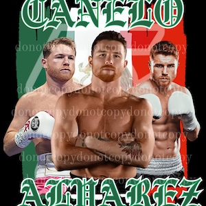 Canelo Alvarez PNG for DTF Printing Digital Download - Etsy