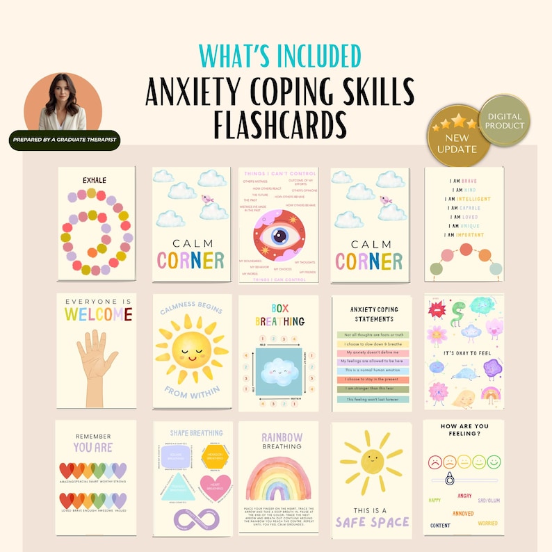 Children Calming Corner Toolkit, Coping Skills for Kids, ADHD ...