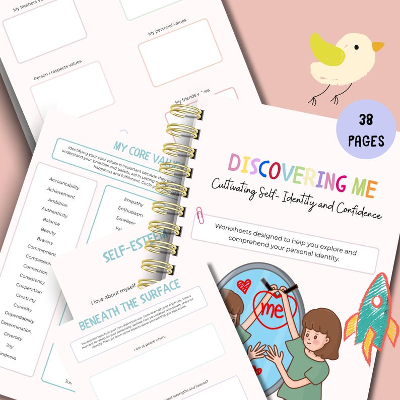 Self Esteem Worksheets, Self Esteem and Confidence and Self Identity ...