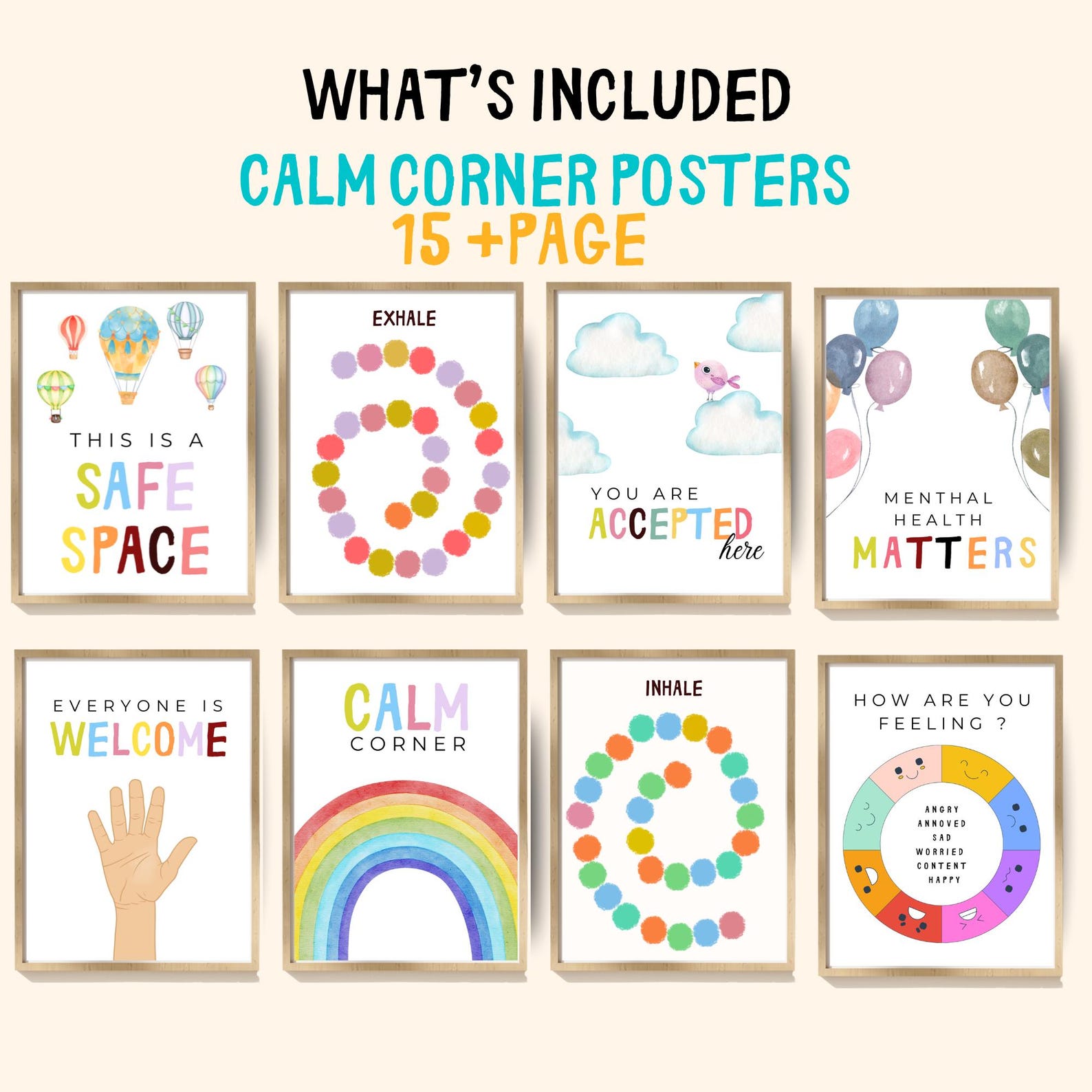 Children Calming Corner Toolkit, Coping Skills for Kids, ADHD ...