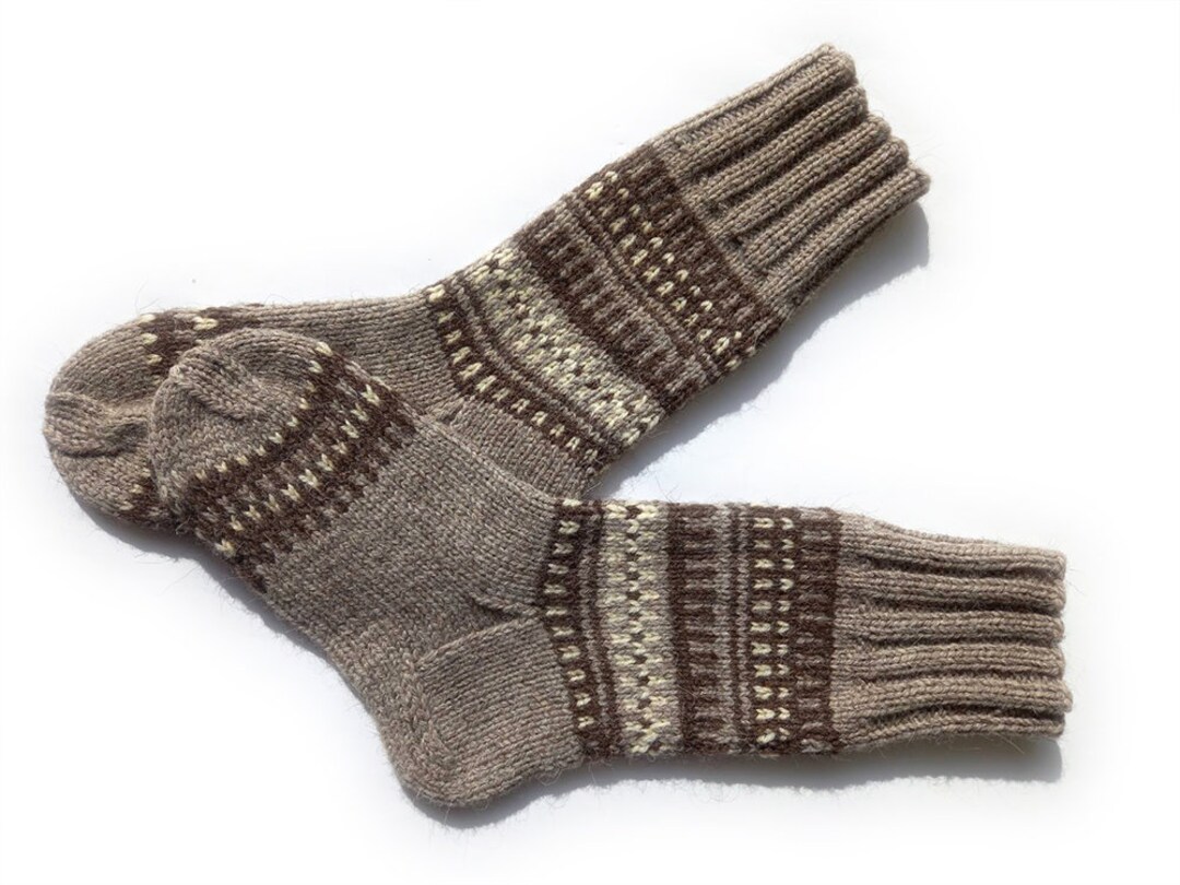 100% Natural Wool Socks Eco Friendly Cozy Warm Winter Clothing - Etsy