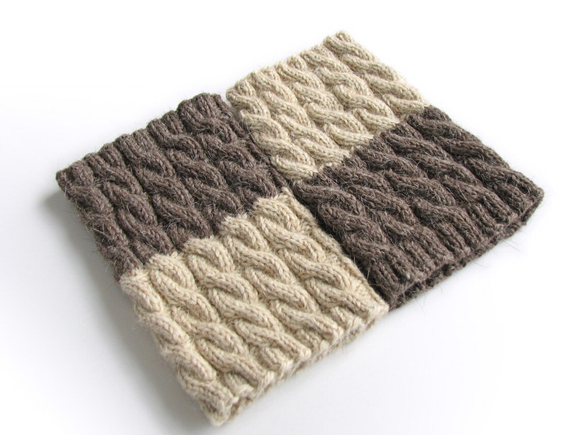 Reversible Cable Hand Knitted Boot Cuffs Toppers Covers - Etsy