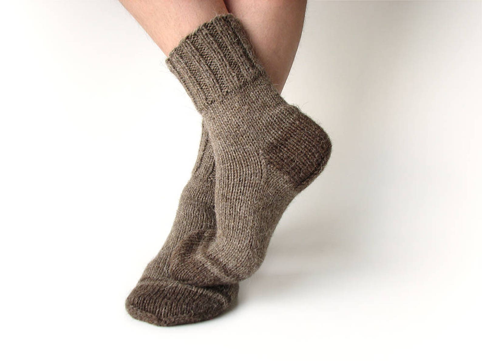 Men Organic Wool Hand Knit Socks Anniversary Gifts for - Etsy
