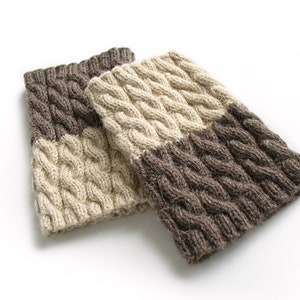 Reversible Cable Hand Knitted Boot Cuffs Toppers Covers - Etsy