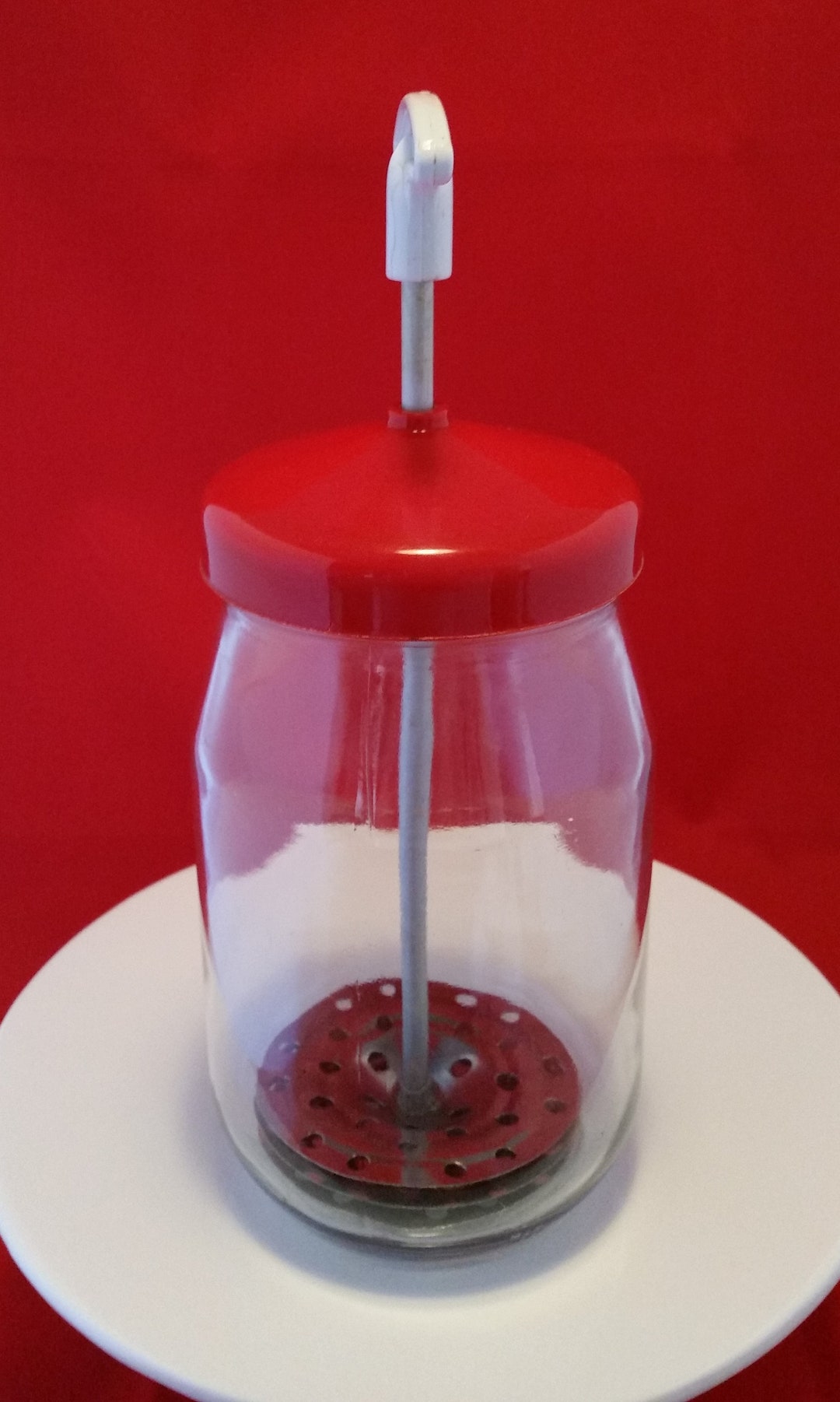 Unique Vintage Red Ball Jar Whipper - Etsy