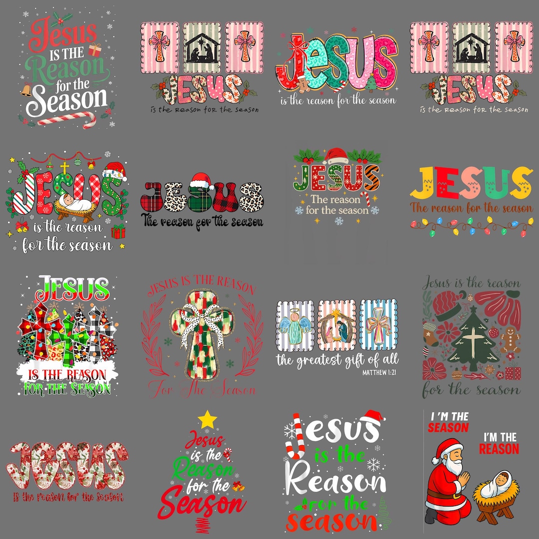 Jesus is the Reason for the Season Christmas PNG – Religious Holiday ...