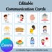 Communication Cards/pecs Cards for Non-verbal Autism & Speech ...