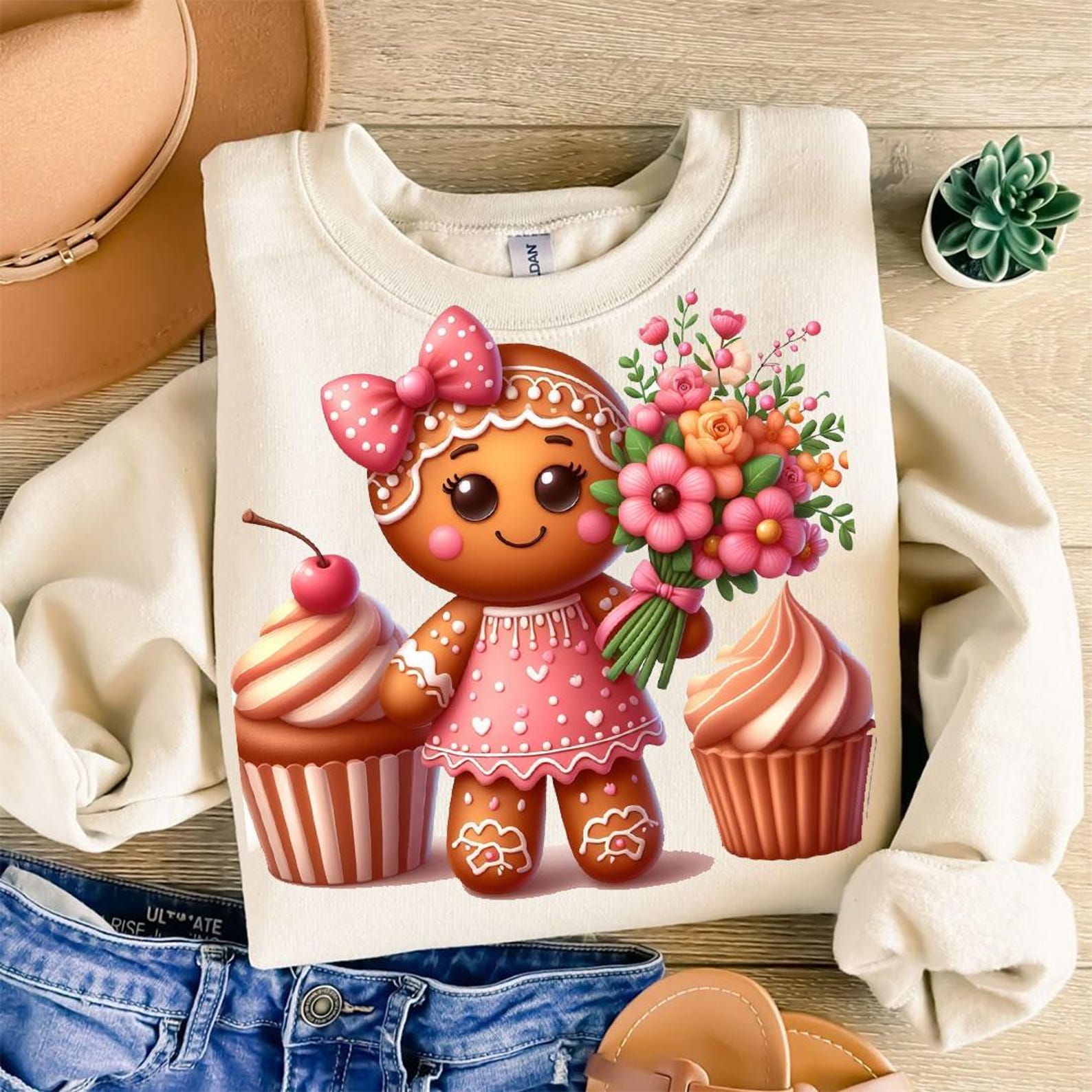 40+ Gingerbread Clipart Bundle, Christmas Png, Gingerbread Cookie ...